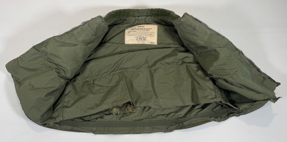 Vietnam War 1971 USMC M1955 Flak Jacket Fragmentation Vest X-Large XL ...