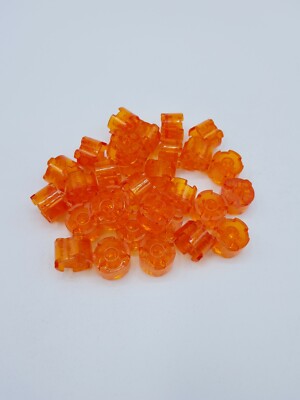 LEGO LOT 30 X BRICK ROUND 2X2 TR BR ORANGE REF 6116 / 6061560 *NEUF* | eBay