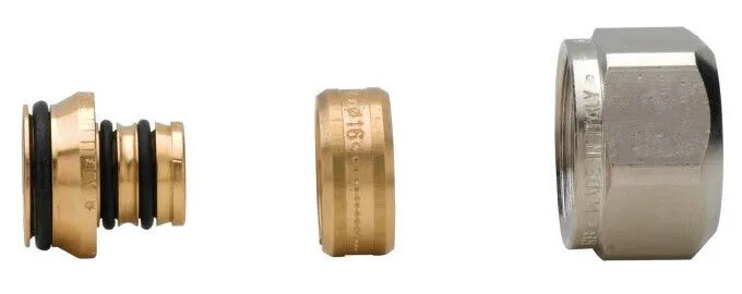 Underfloor Heating Manifolds Connectors 12mm 15mm 16mm 17mm 20mm x 3/4 ...