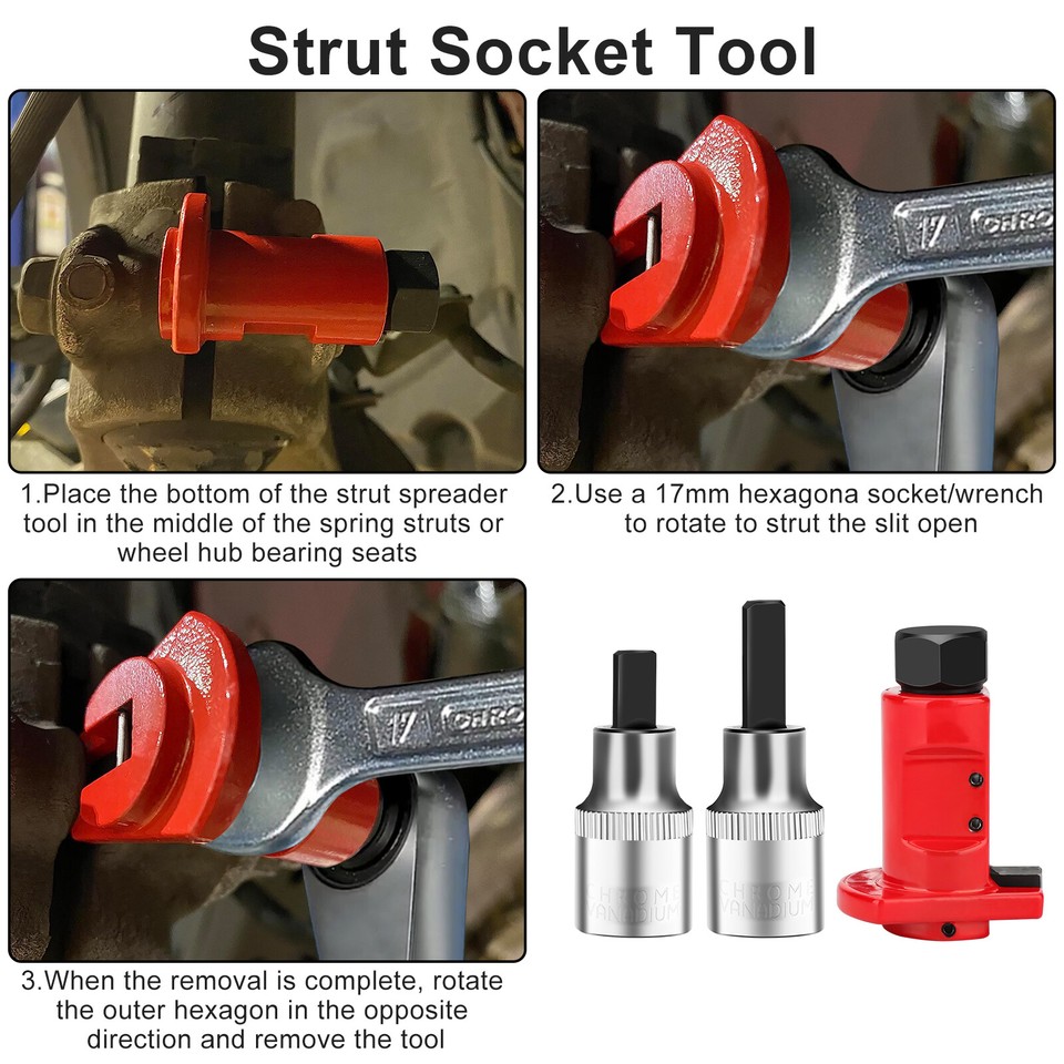 Universal Suspension Strut Spreader 5-11mm Strut Sockets Tool For VW ...