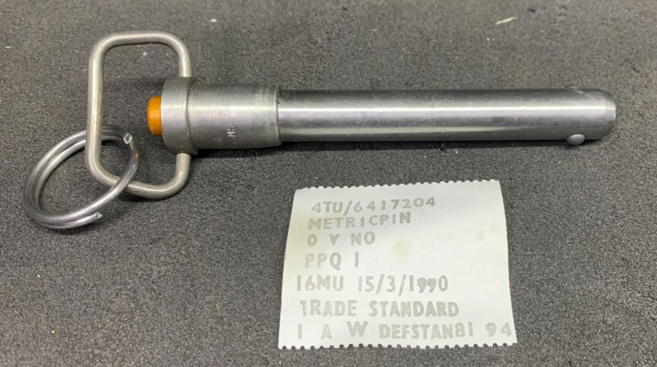 M12 Quick Release Pin 12mm Diameter x 65mm Grip * 51400C12R65MS * | eBay UK