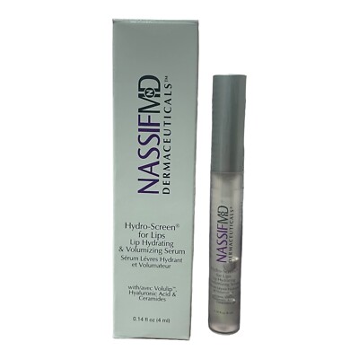 NassifMD Hydro-Screen for Lips Hydrating and Volumizing Serum 0.14oz ...