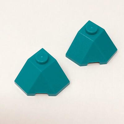 13548 LEGO Parts Slope 45 2x2 Slope Wedge Corner DARK TURQUOISE (2) | eBay