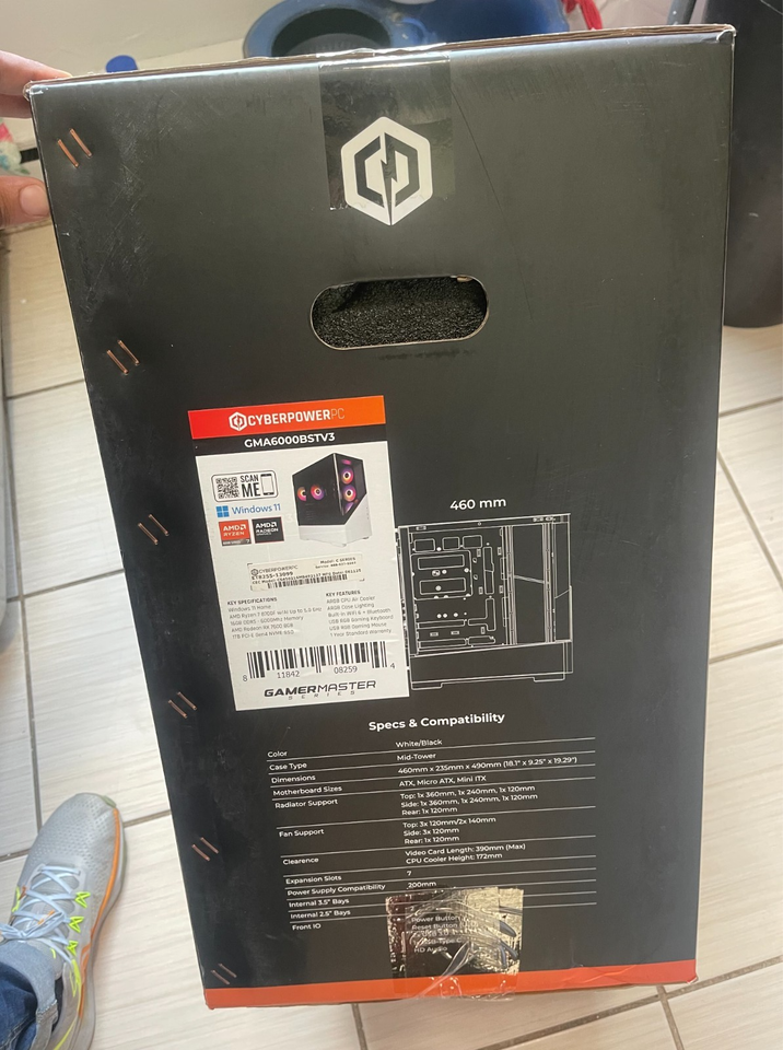 CyberPowerPC - Gamer Master Gaming Desktop - AMD Ryzen 7 8700F - 16GB ...