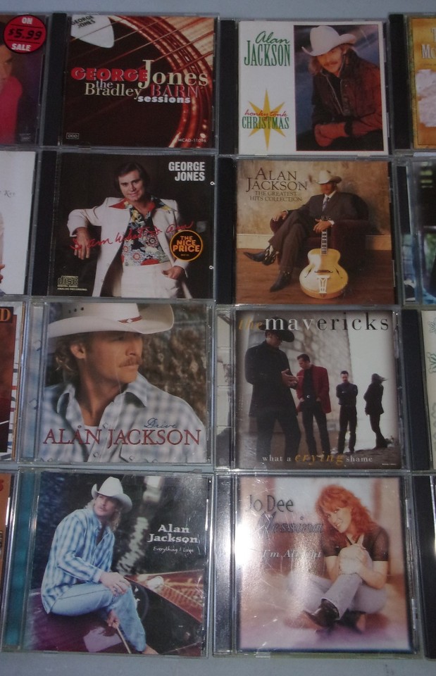 Lot of 59 Country Music CDs on 71 Discs -Conway- Garth -Alan- Country ...