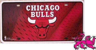 NBA Aluminum License Plate Chicago Bulls NEW | eBay