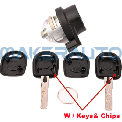 New Ignition Lock Cylinder Switch W/Keys Shells for 2006-2018 VW JETTA ...