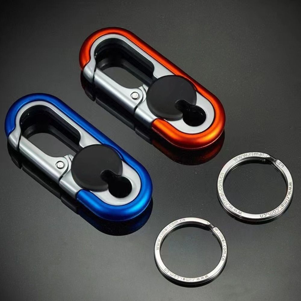 Car Accessories Stainless Steel Buckle Key Holder Car Keychain Metal ...