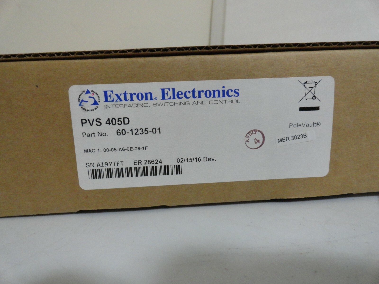 Extron PVS 405D PoleVault Digital Switcher - Black for sale online | eBay