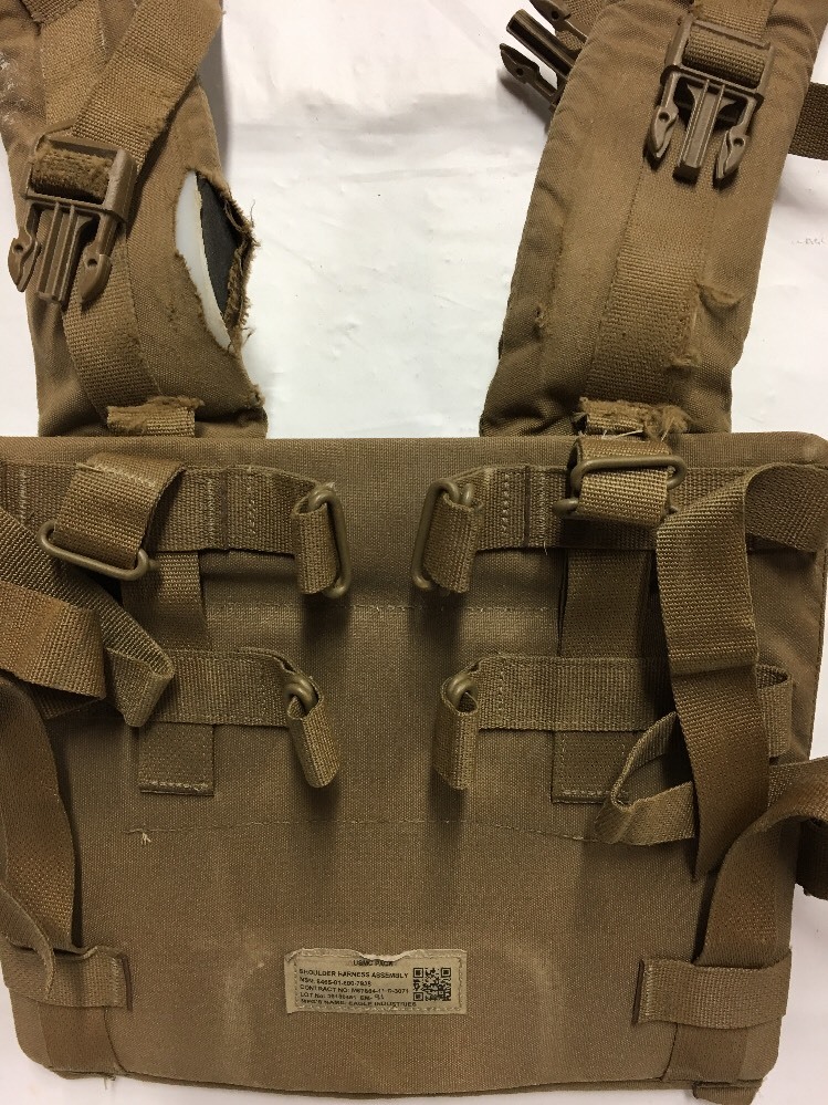 USMC FILBE Shoulder Straps for Main Pack, Coyote**Damaged**NEEDS TLC | eBay
