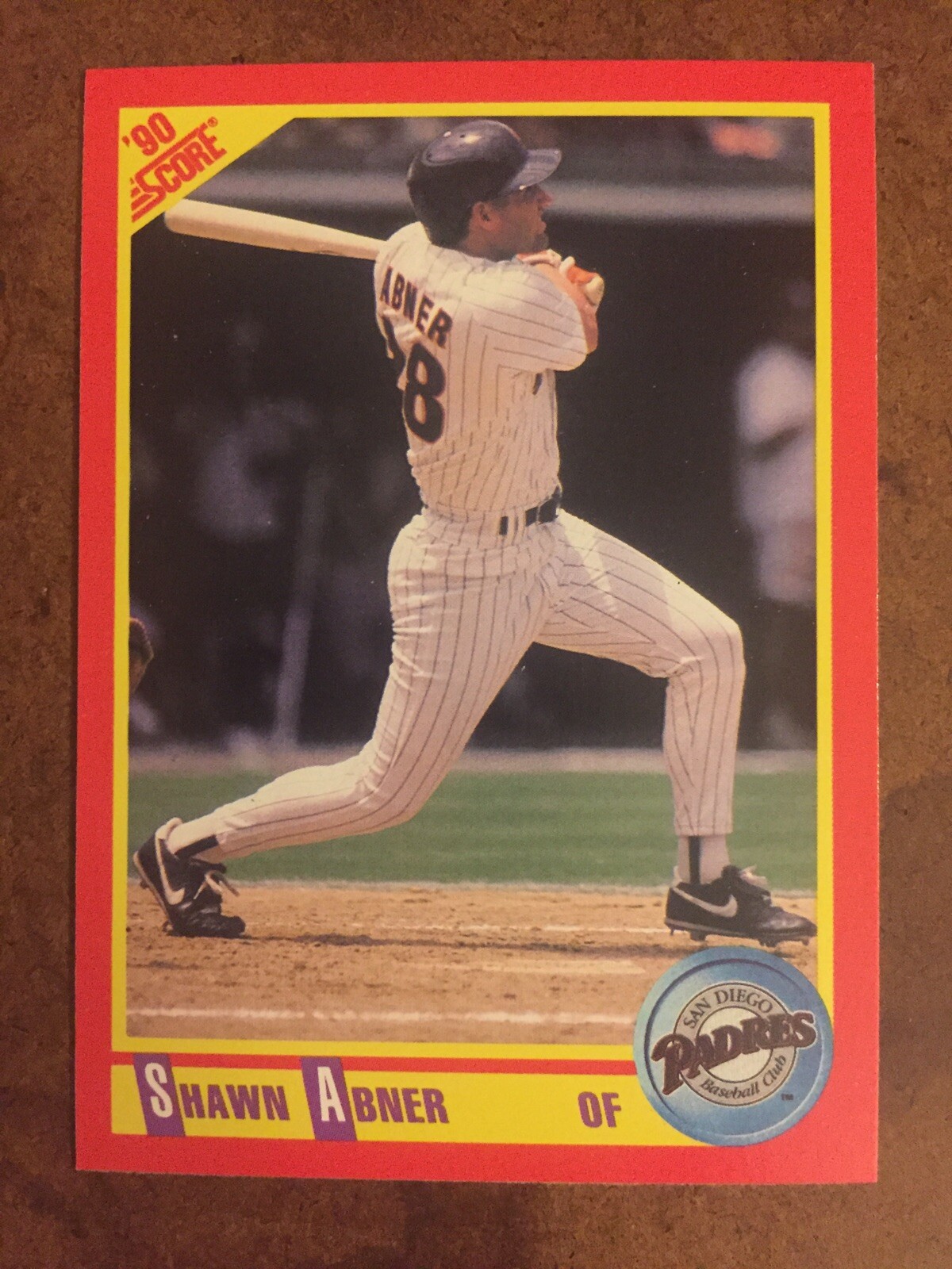 Shawn Abner 352 Score 1990 MLB Baseball Trading Card | eBay