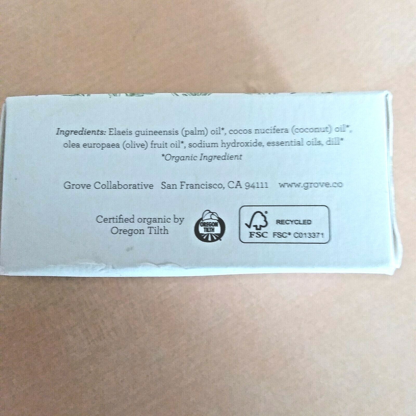 Grove Collaborative Bar Soap ALL NATURAL Made in USA (Rosemary ...