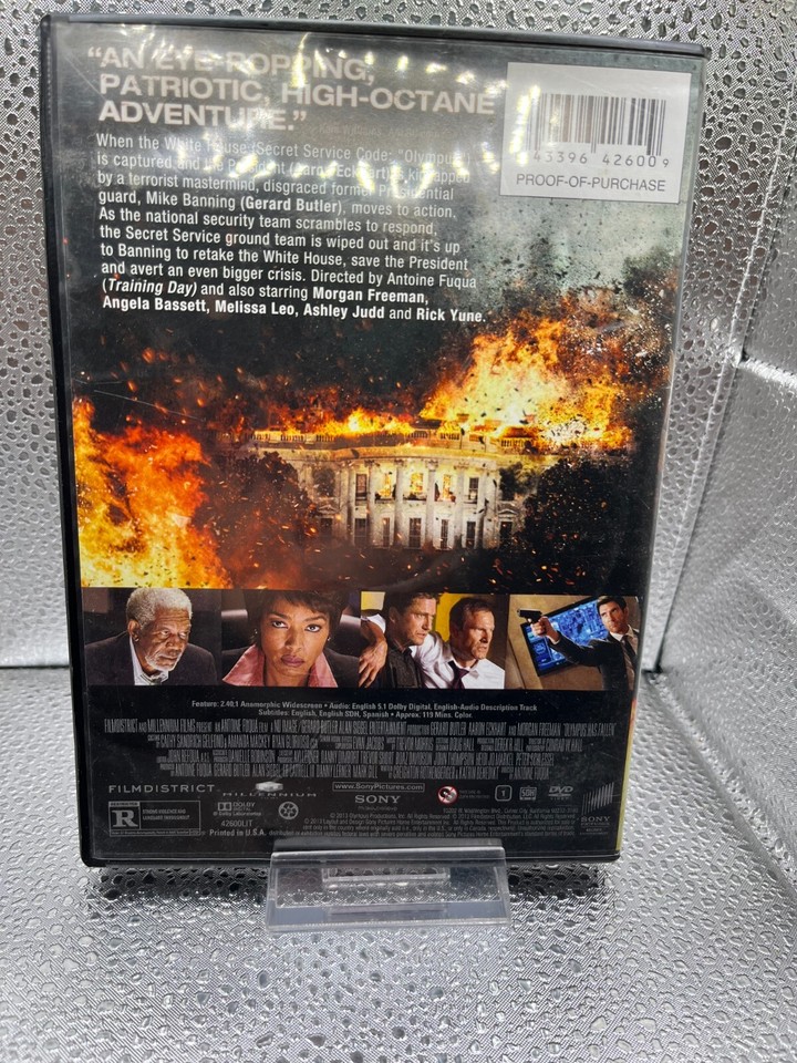 Olympus Has Fallen (DVD, 2013) Widescreen Edition Gerard Butler Aaron ...