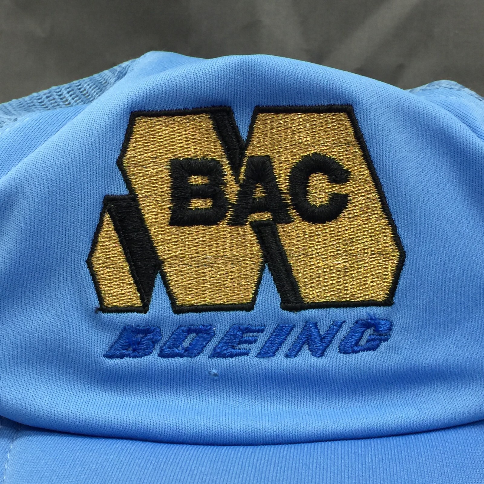 Vintage Boeing Airplane Company BAC Logo Snapback Hat… - Gem