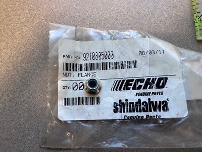 NOS Genuine Echo 17802107330 Flange Lock Nut Groove Slide Nylon Nylock ...