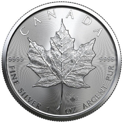 2023 $5 Canadian Maple Leaf Privy 31.1g of .9999 Silver BU Prooflike ...