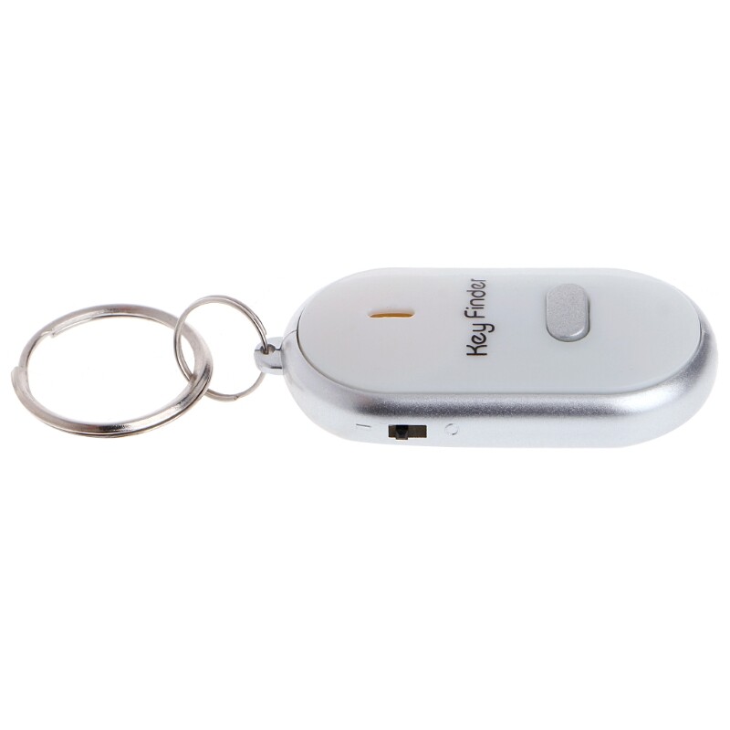 LED Key Finder Locator Find Lost Key Chain Keychain Whistle Sound ...