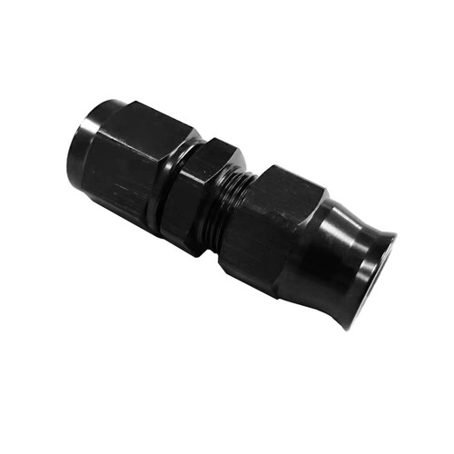 3/8" Tube To-Female 6AN Adapter W/Brass Ferrule Black ccompression ...