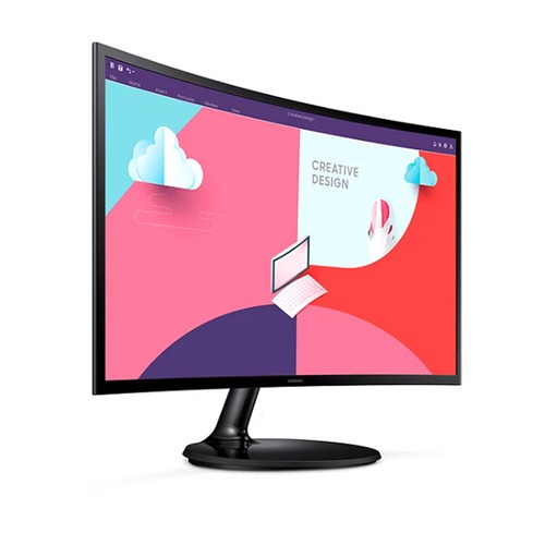 Samsung LS24C360 24" Curved LED Monitor Full HD Black 8806094770230 ...