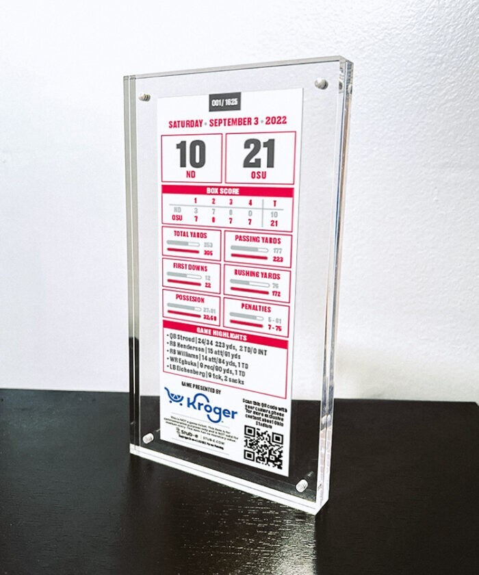 Ticket Stub Acrylic Magnet Frame | eBay