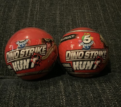 ZURU 5 SURPRISE DINO STRIKE HUNT RED MYSTERY BALLS NEW Series 1 Lot Of ...