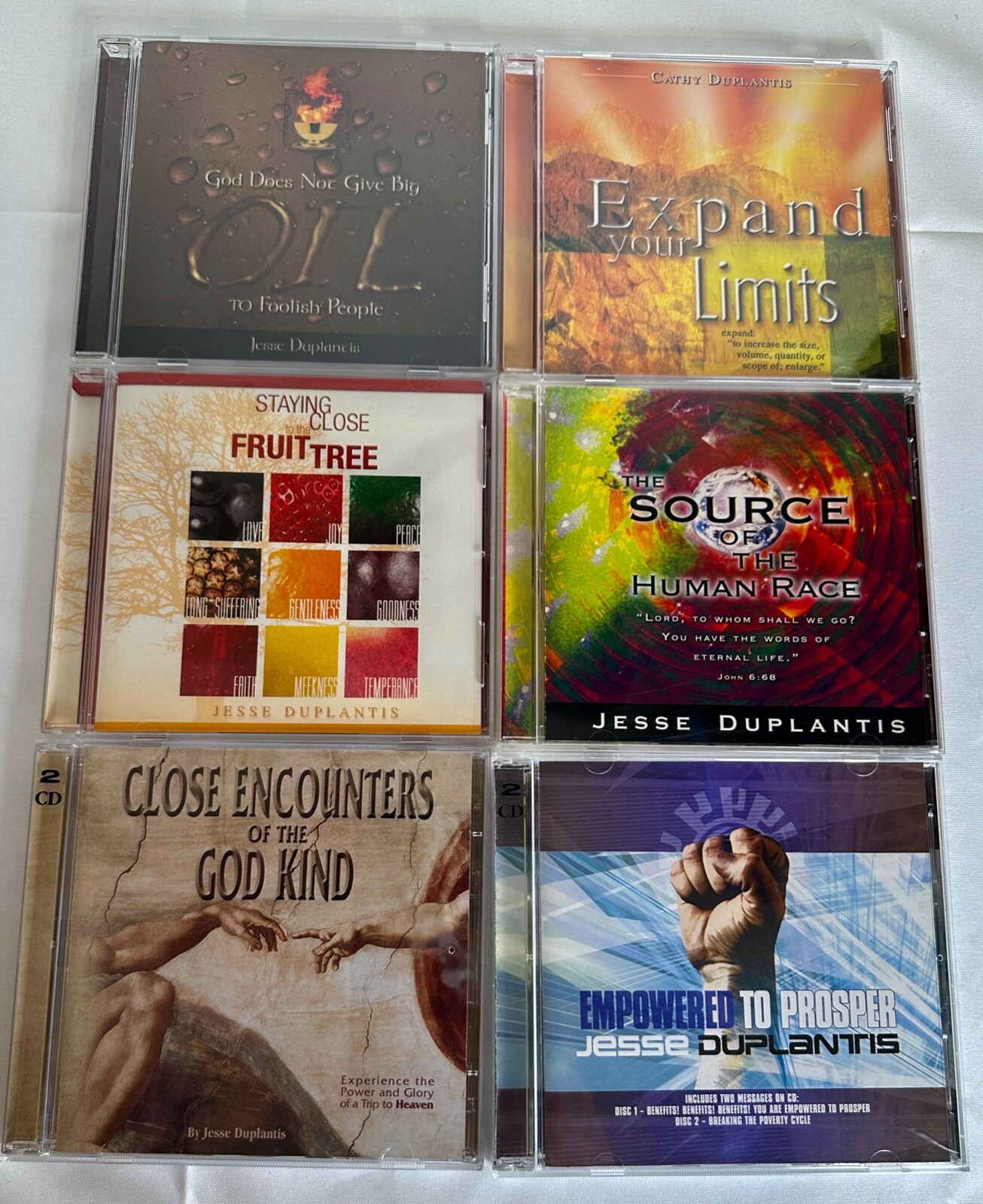Jesse Duplantis 5 cd w BONUS Cathy- Source of Human Race/Staying Close ...