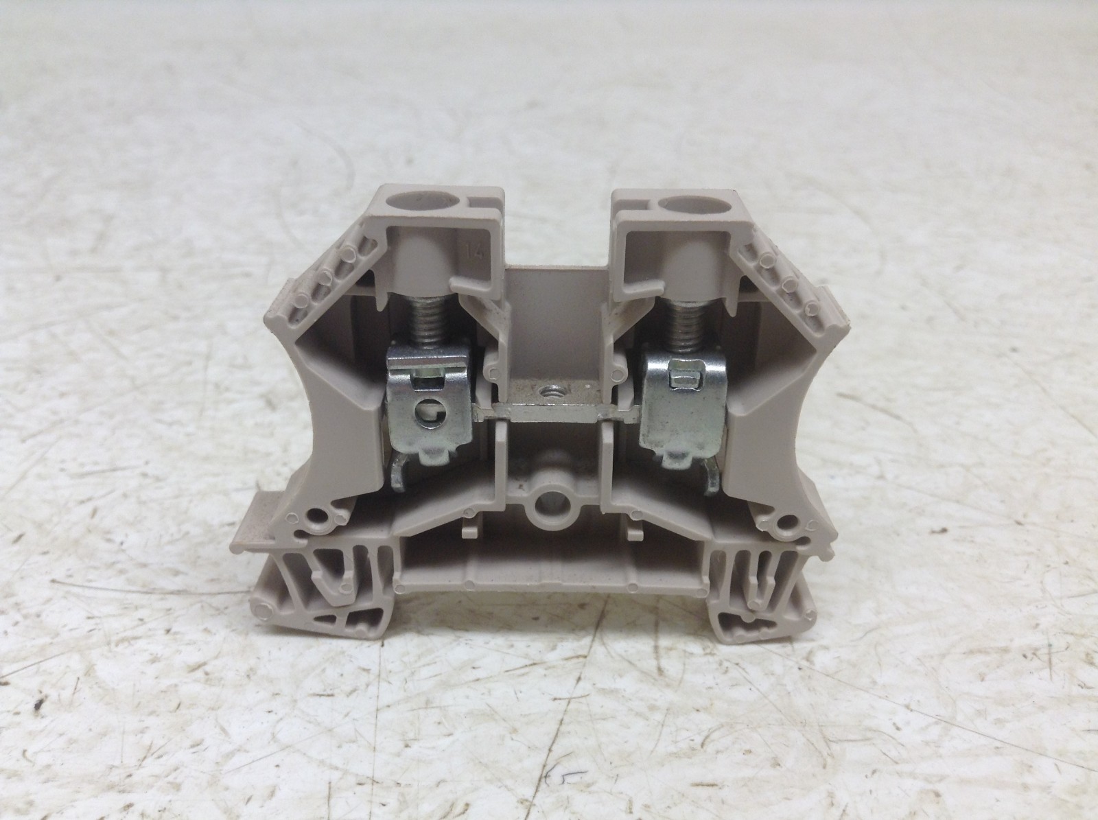 Weidmuller WDU 10 Tan Beige Din Rail Wire Terminal WDU10 Lot of 30 (TBI ...