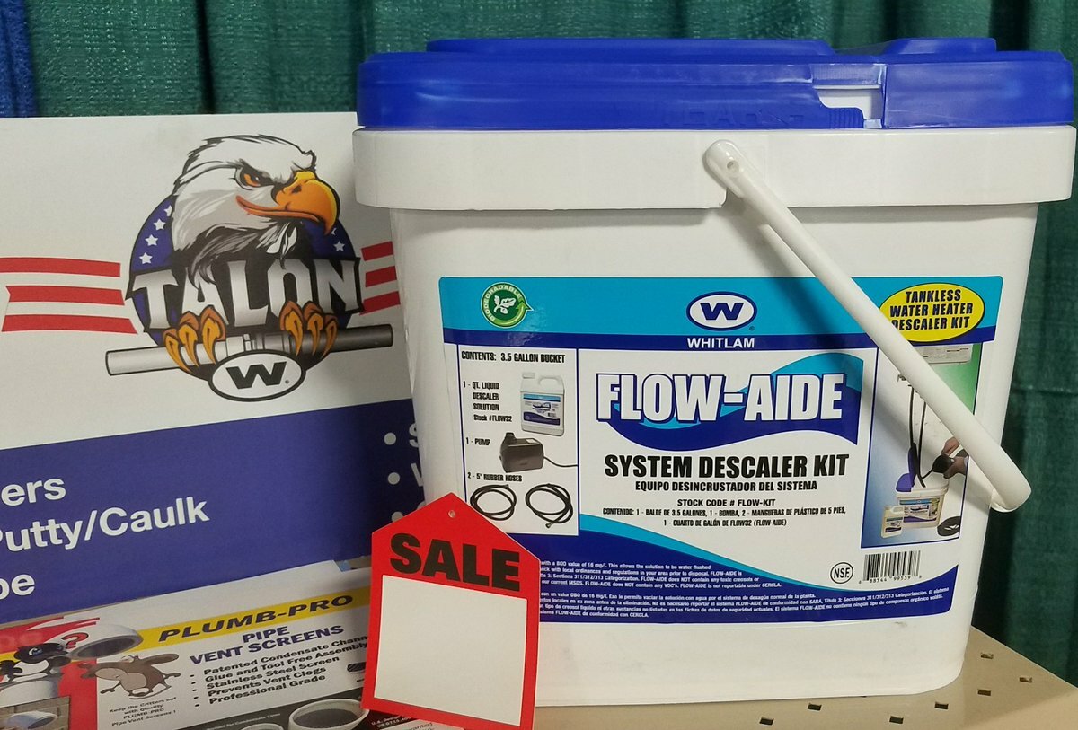 J.C. Whitlam FLOW-KIT Flow-Aide System Descaler Kit WITH PUMP NEW ...