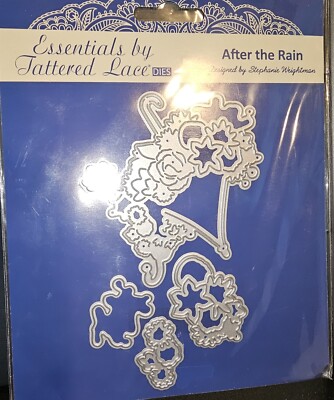 tattered lace cutting dies, After The Rain, Dies and Stamp combination ...