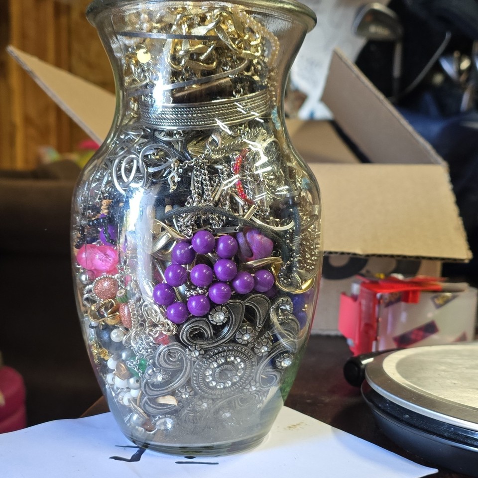 4lb Mixed Jewelry vintage random jar | eBay