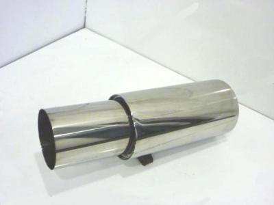 4" Jap Style Universal Exhaust Back Box 2.25"/57mm Inlet silencer can ...