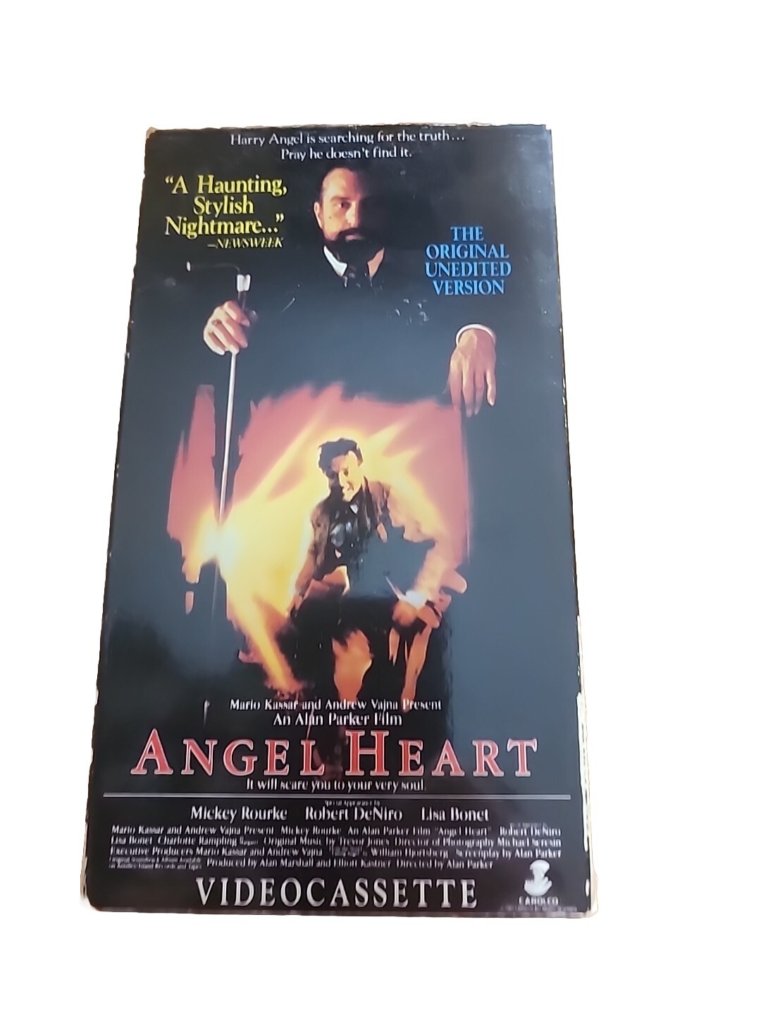 Angel Heart (VHS, 1987) Mickey Rourke - Robert De Niro - Lisa Bonet IWE ...
