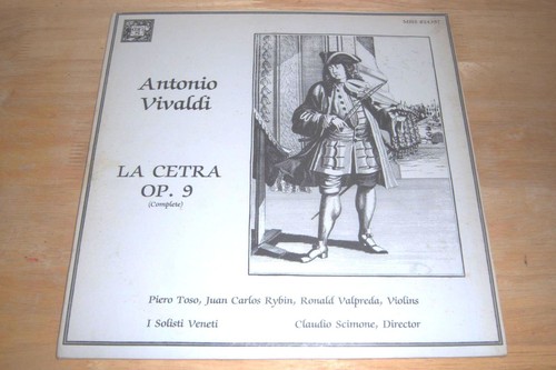 Antonio Vivaldi La Cetra Op 9 1981 Musical Heritage Society 824397 ...