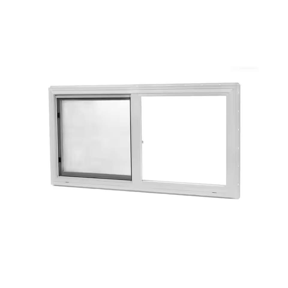 Basement Slider Vinyl Windows Dual Pane Insulated Glass 32in x 24 in ...