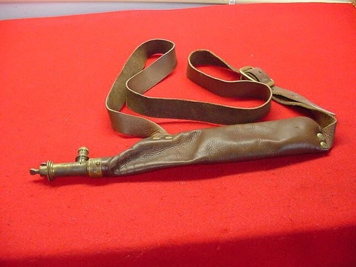 Muzzleloader Shotgun Shout Pouch- w/Shoulder Strap-Built in Measure ...