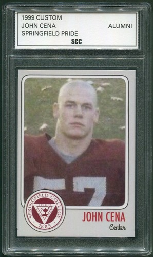 Custom 1999 John Cena Springfield Pride Alumni College Football Card | eBay
