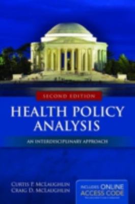Health Policy Analysis: An Interdisciplinary Approach 9781284037777| eBay