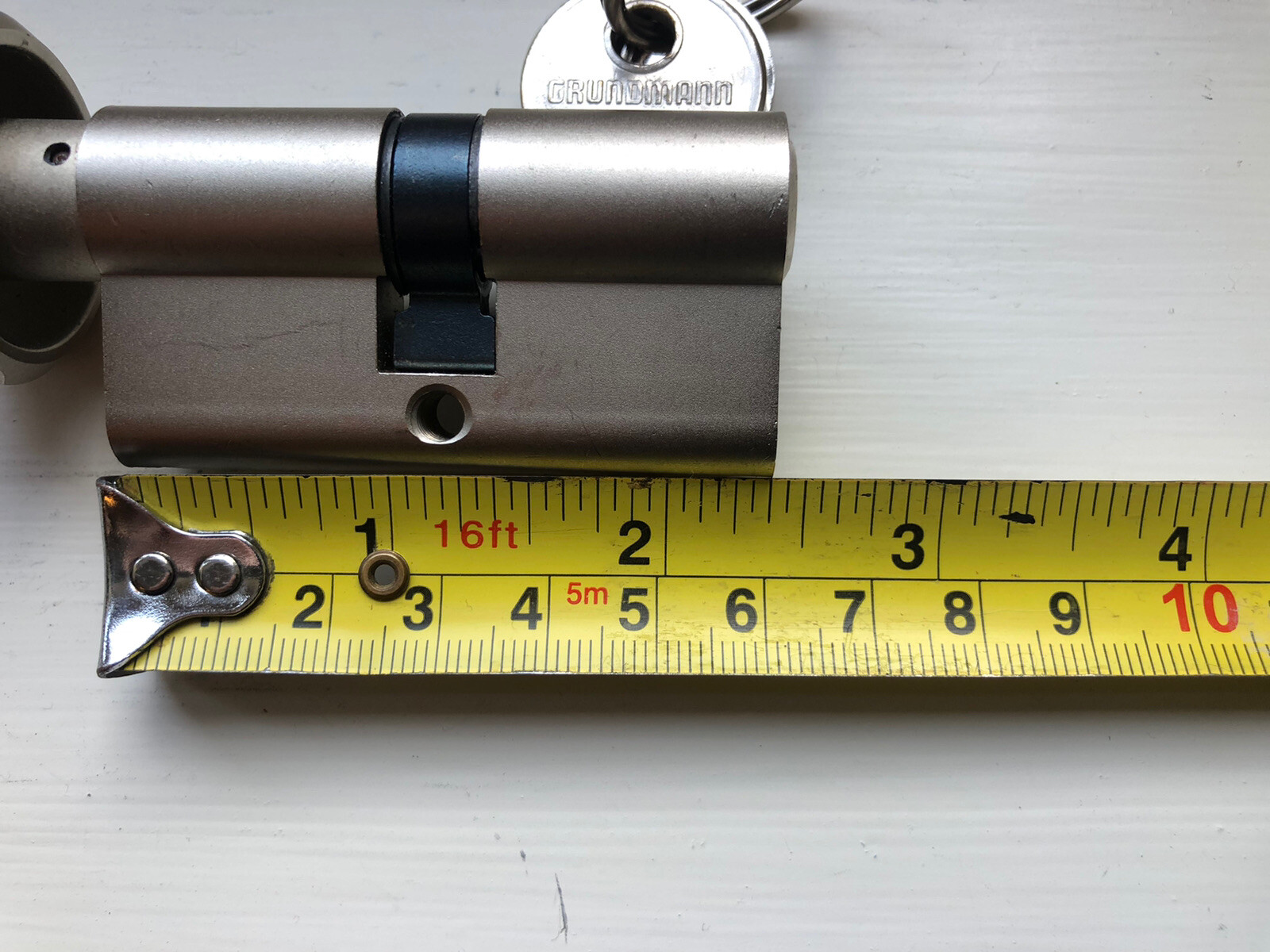 Grundmann (Ge Ge) 5 Pin Europrofile Double Thumbturn Cylinder with 2 ...