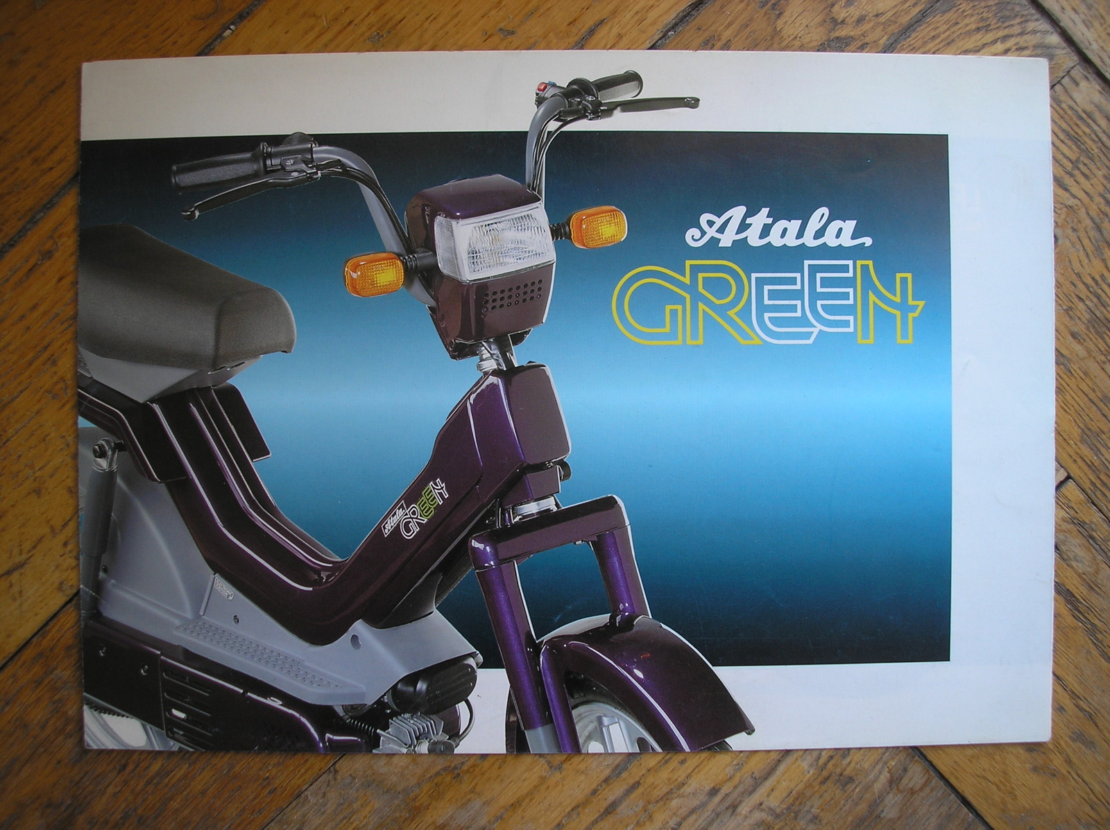 ATALA GREEN LL 2M RL RC CICLOMOTORE SCHEDA TECNICA SALES BROCHURE ...