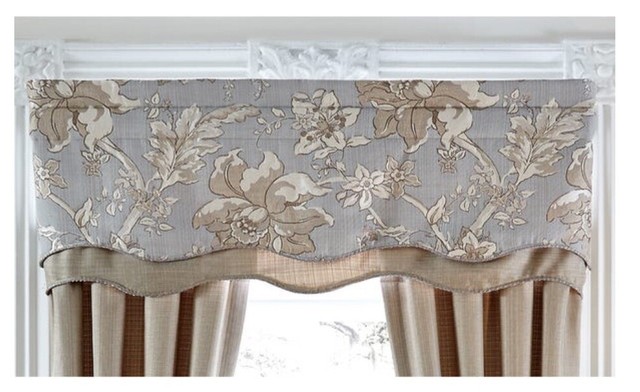 Croscill Estate Alexandria Taupe 4pc Rod Pocket Drapes and Tie Backs ...