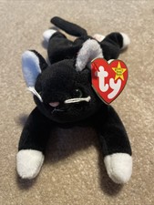 Zip the Cat - White Paws - Beanie Babies - Beaniepedia