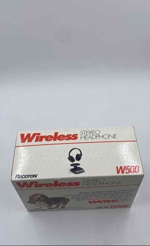 Recoton W500 Wireless Stereo Headphones Transmission Video Broadcasting ...