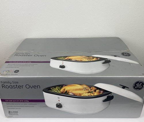 GE General Electric Large 18Qt. Roaster Oven w/Rack 169060 Slow Cooker ...