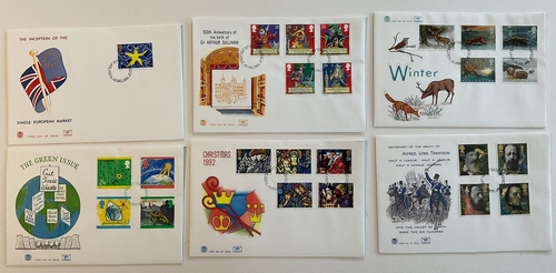 FDC s Stuart - 1992 - 6 X Commemorative First Day Covers | eBay