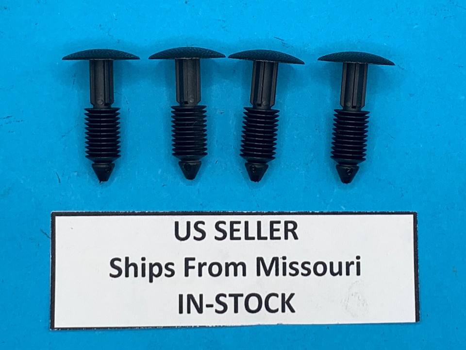 (QTY 4) Windshield Wiper Cowl Grille Cover Retainer Clips For Ford ...
