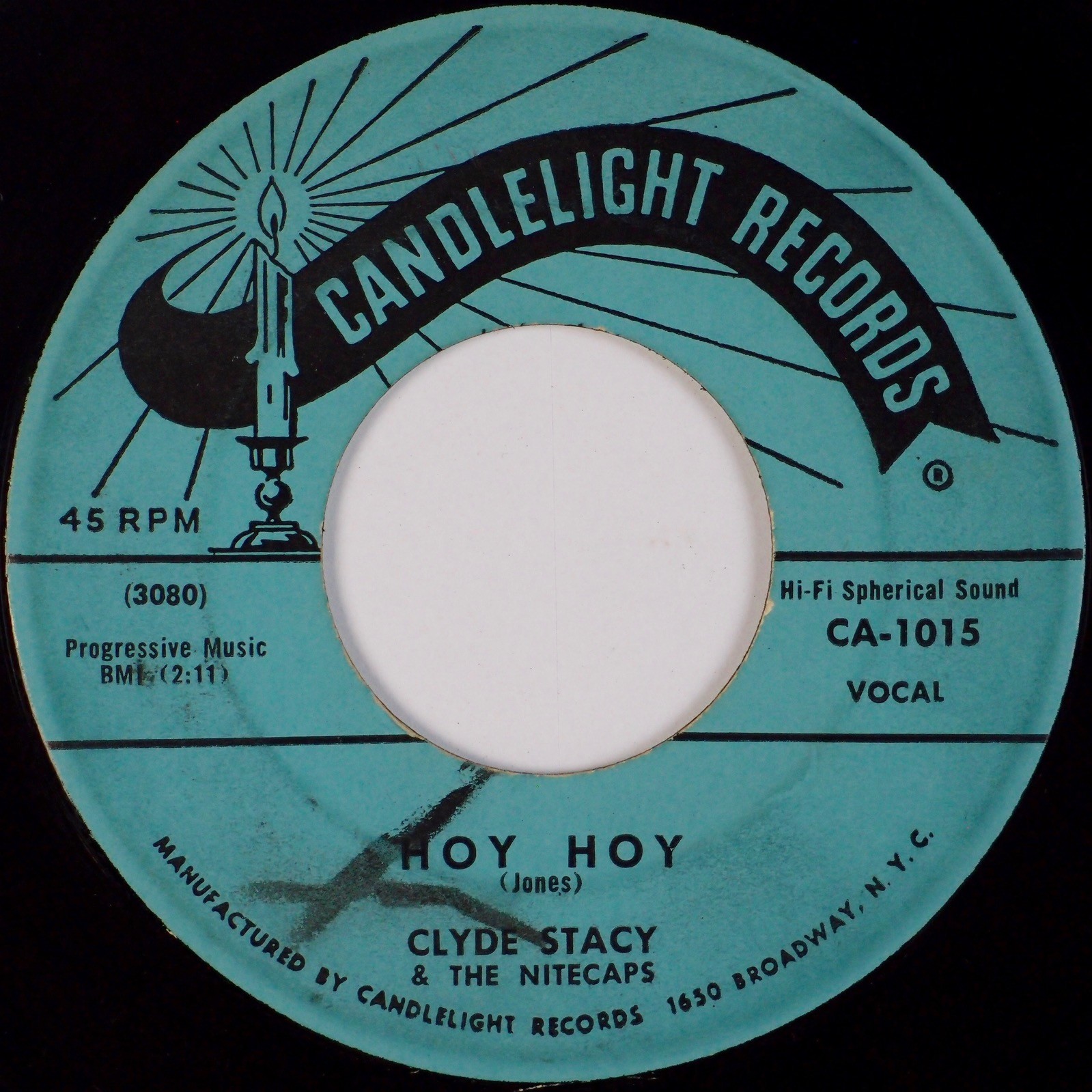CLYDE STACY & THE NITECAPS: Hoy Hoy USA Candelight Rockabilly Orig 45 ...