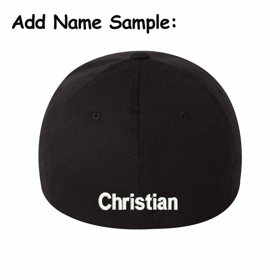 Security embroidered flexfit flex fit baseball cap, fitted Security cap ...