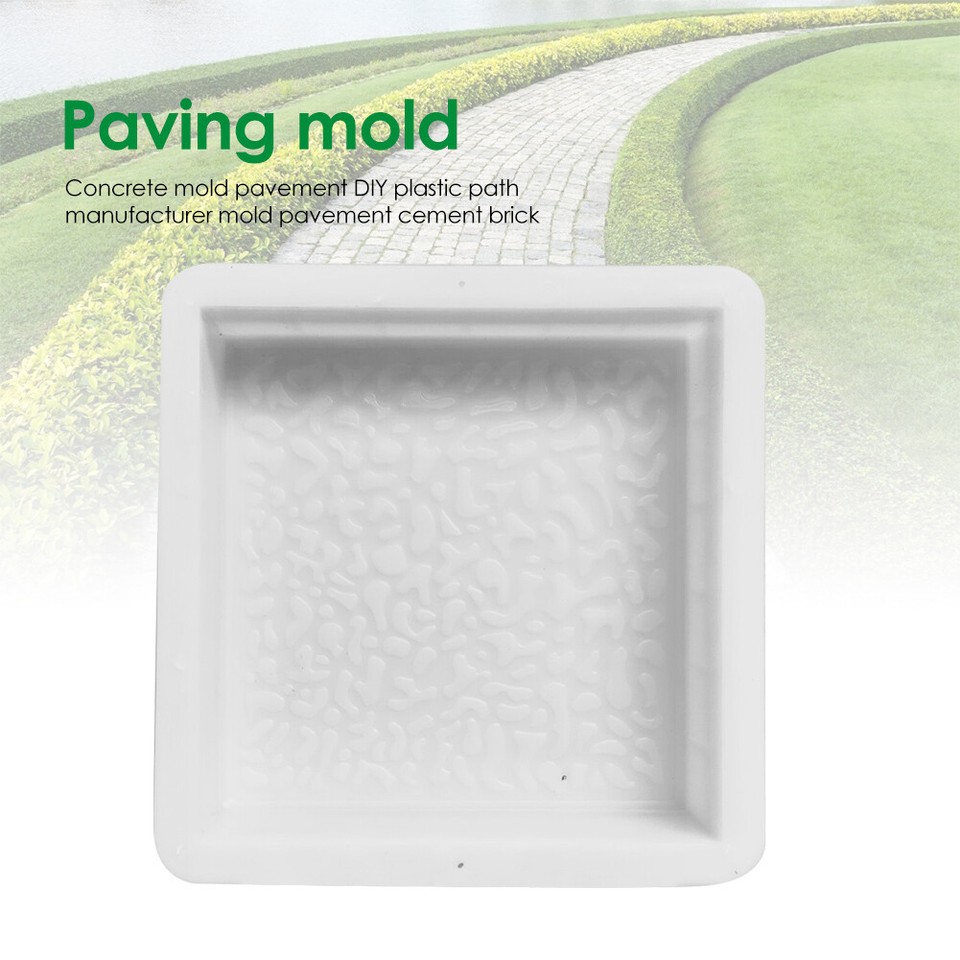 Reusable Garden Road Mold DIY Manually Paving Concrete Cement Brick ...