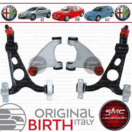 Original BIRTH Alfa Romeo 147 156 Gt (4-Piece) Front Suspension Arm Set ...