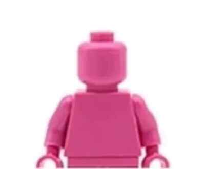 Lego Blank Dark Pink Minifigure | eBay
